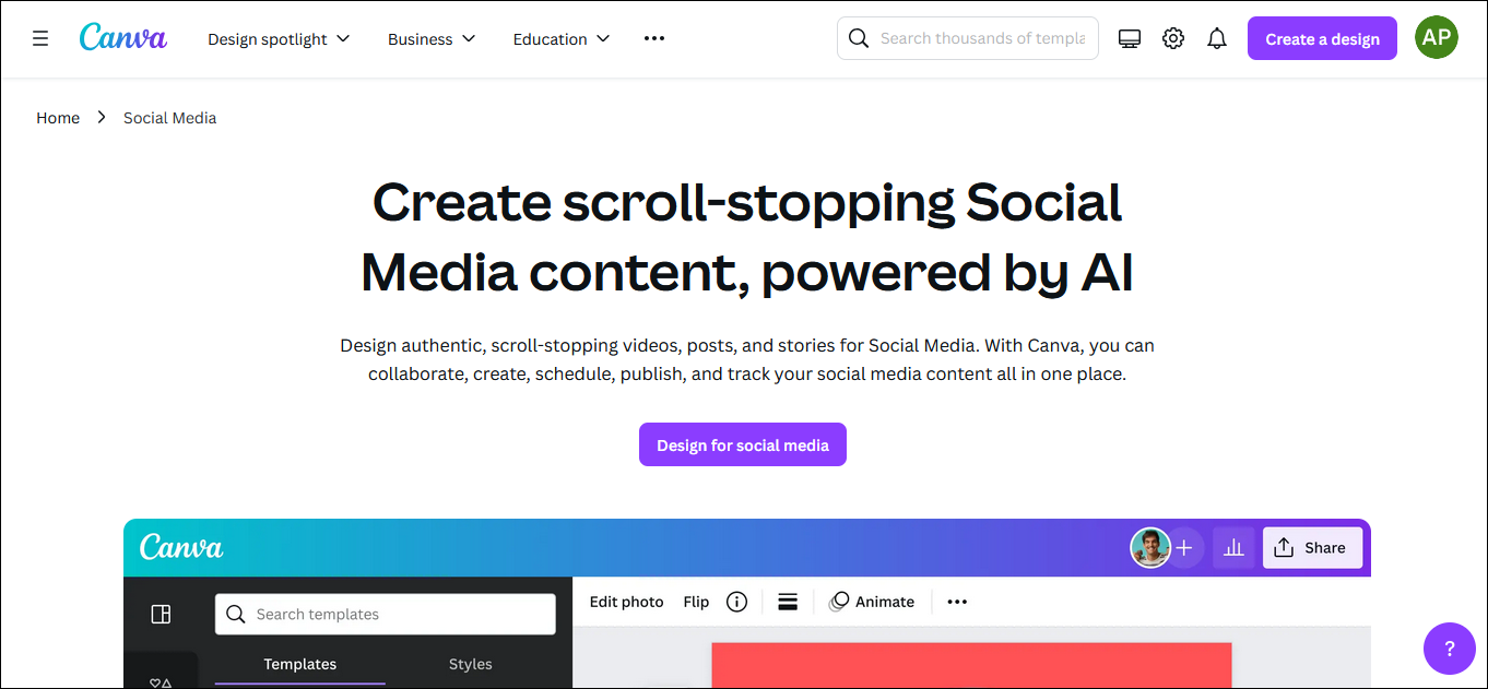 7 Creative Ways To Use Canva For Social Media [For FREE]