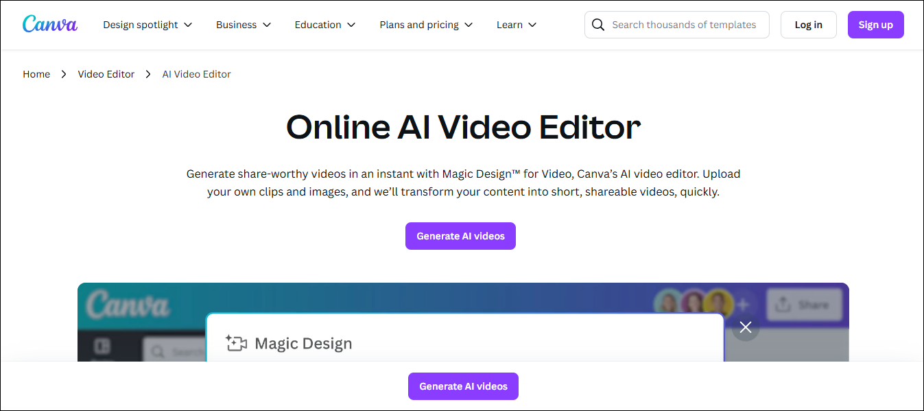 7 Free AI Video Editors Online [For Creators]